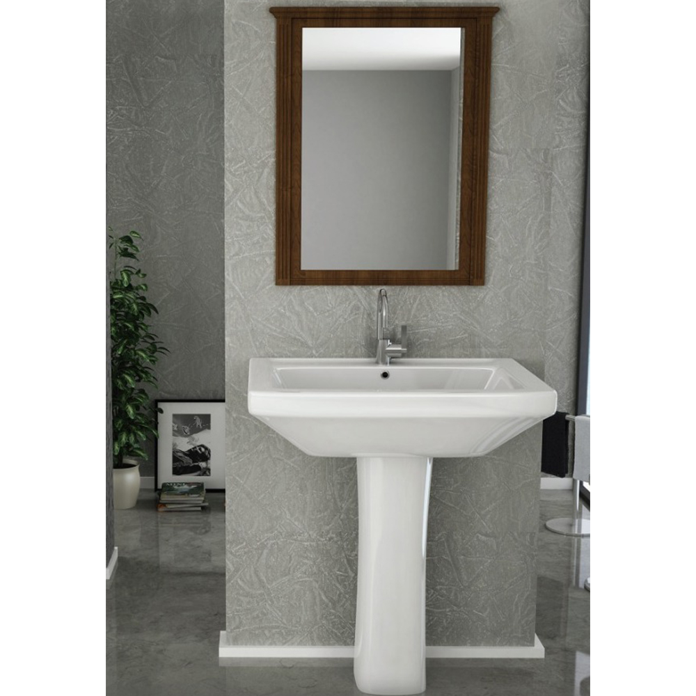 Vega Full Leg Wash Basin - Lavella Turkey Sanitary Ware Manufacturer