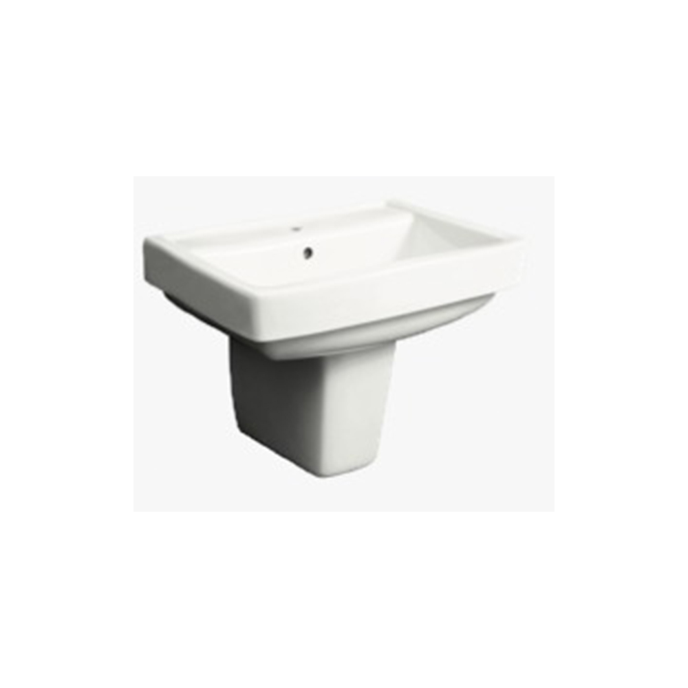 Vega Half Leg Wash Basin - Lavella Turkey Sanitary Ware Manufacturer